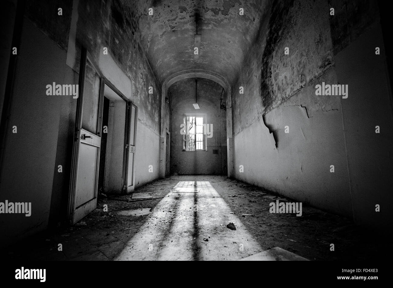Damaged Hallway High Resolution Stock Photography and Images - Alamy