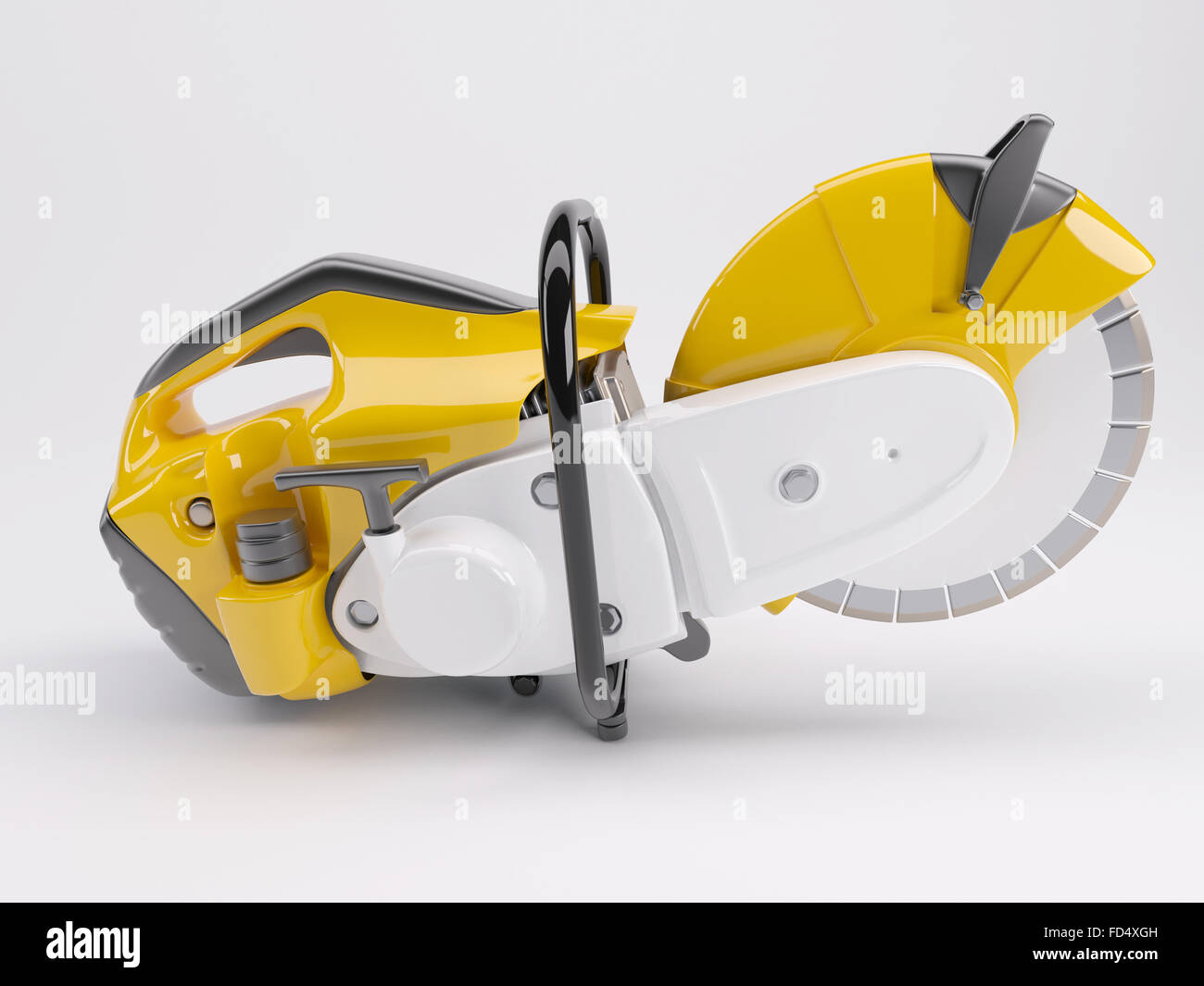 3D Render of a Cutt off saw Stock Photo - Alamy