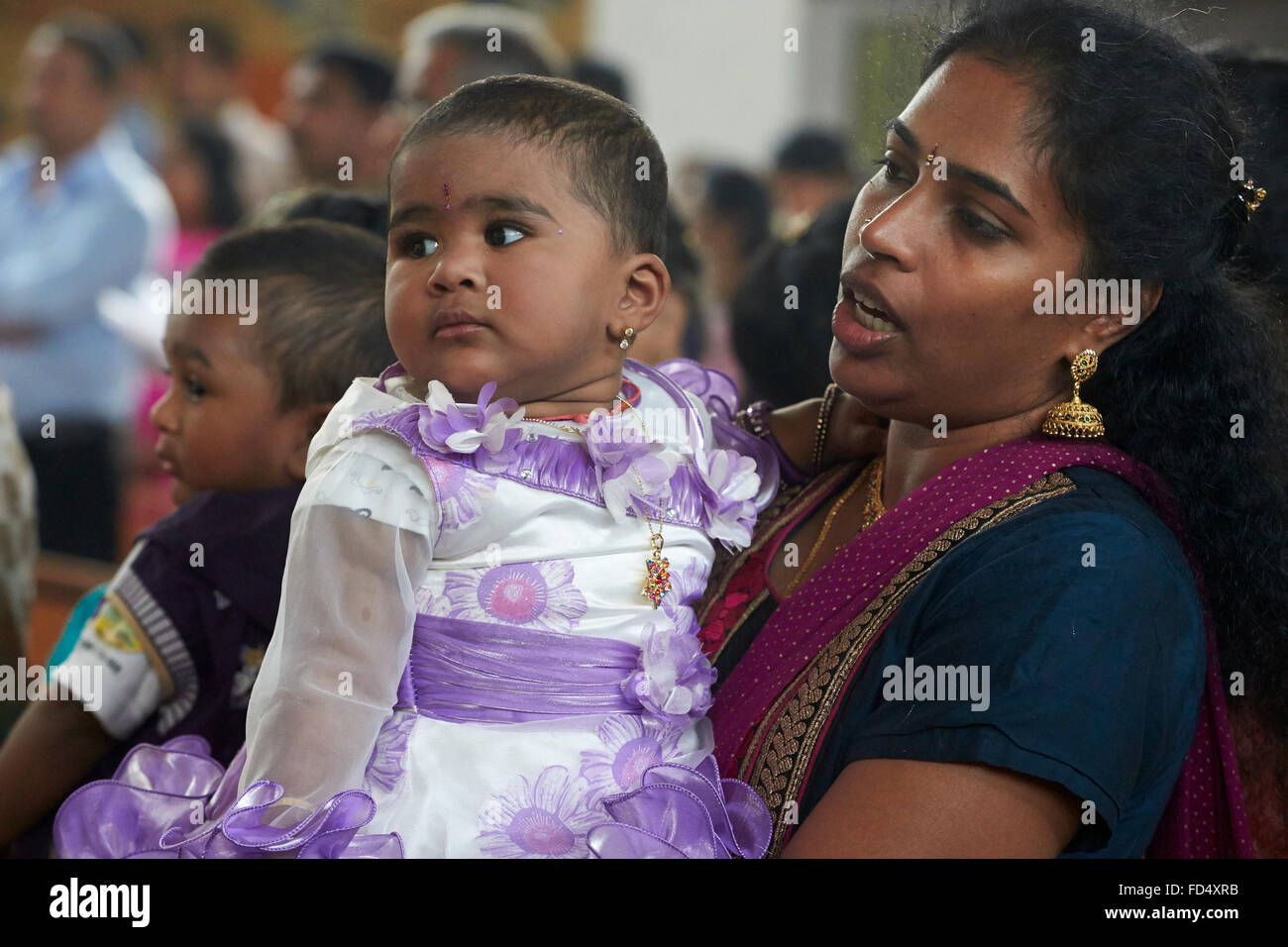 Tamil catholic celebration Stock Photo - Alamy