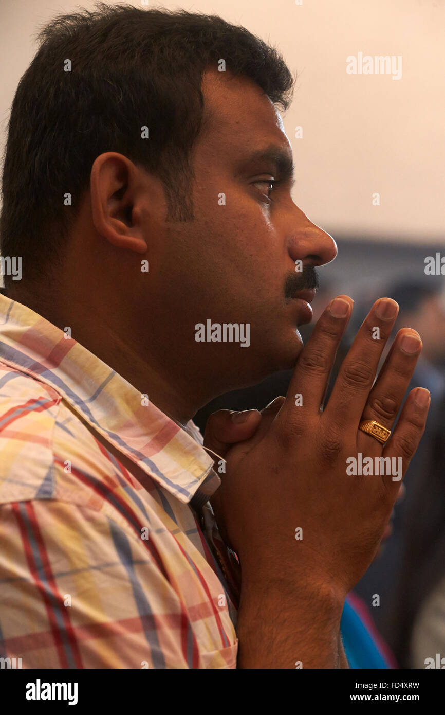 Tamil catholic celebration Stock Photo - Alamy