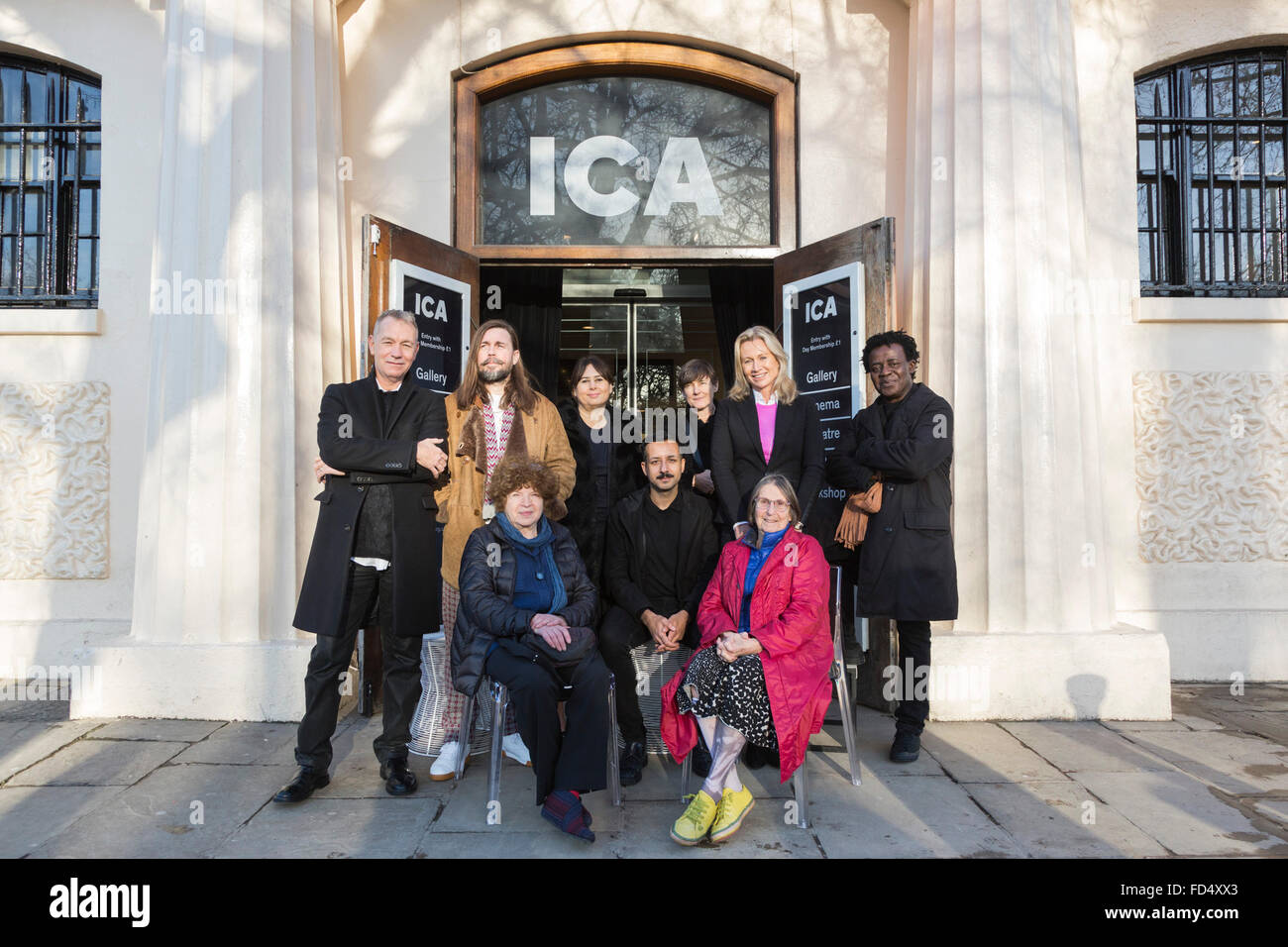 London, UK. 28 Jan 2016. ICA celebrates 70th anniversary (30 Jan) with ...