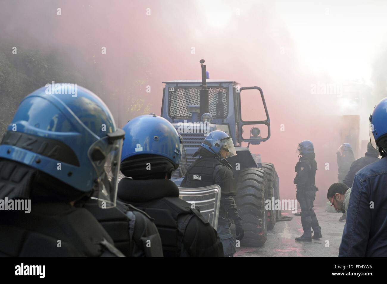Milan riots hi-res stock photography and images - Alamy