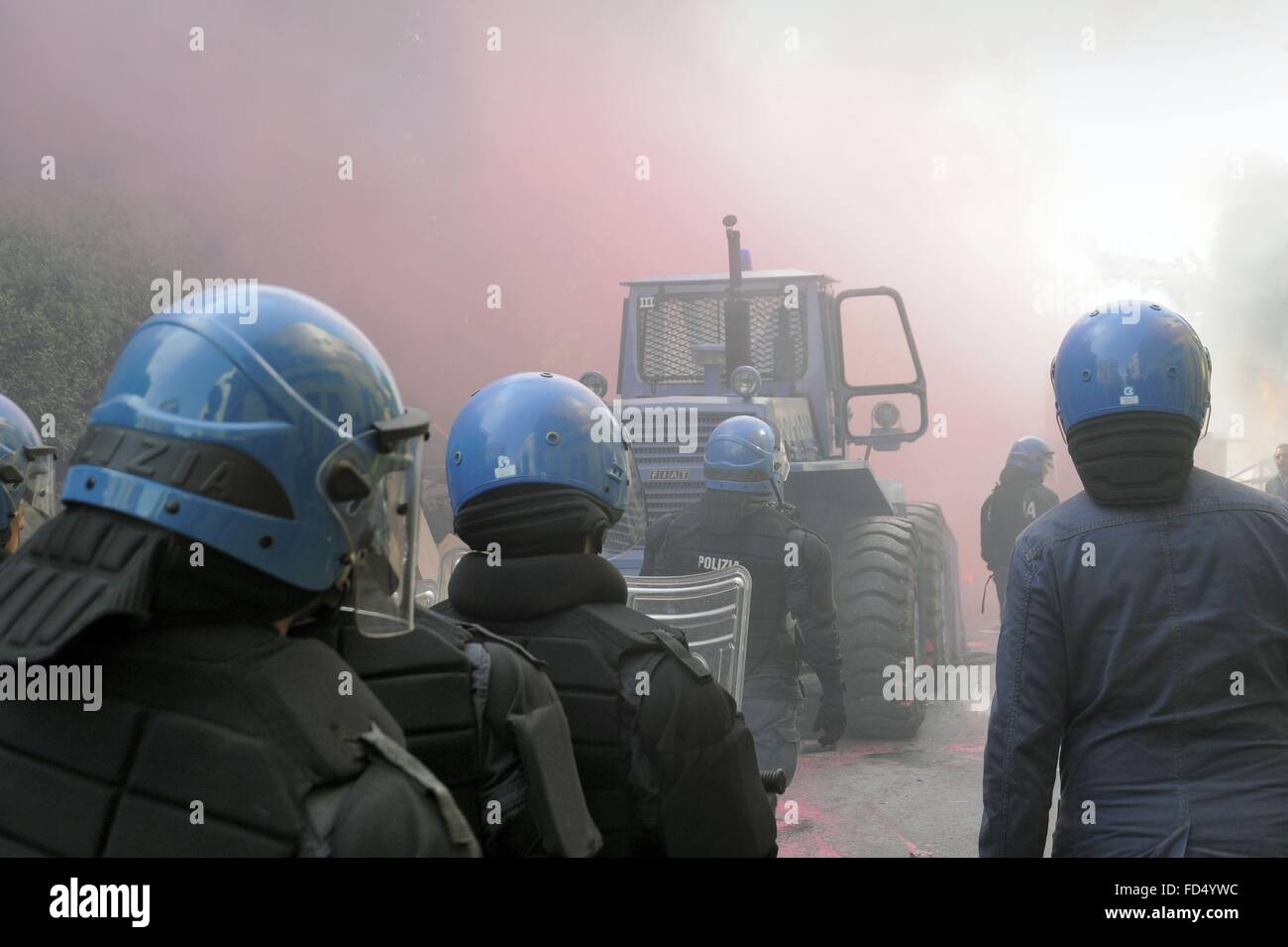 Milan riots hi-res stock photography and images - Alamy