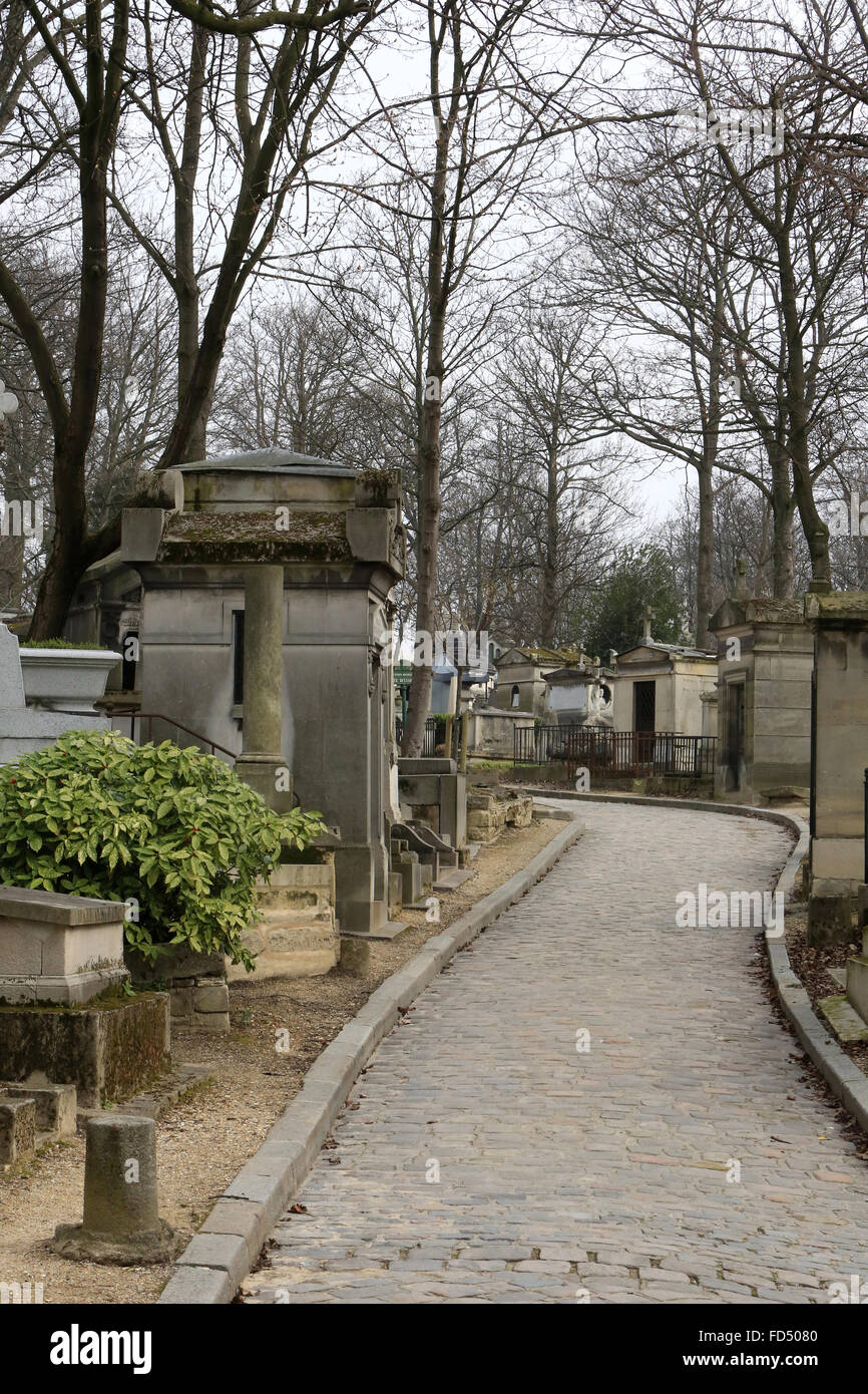 Path in a cemetery Stock Photo - Alamy
