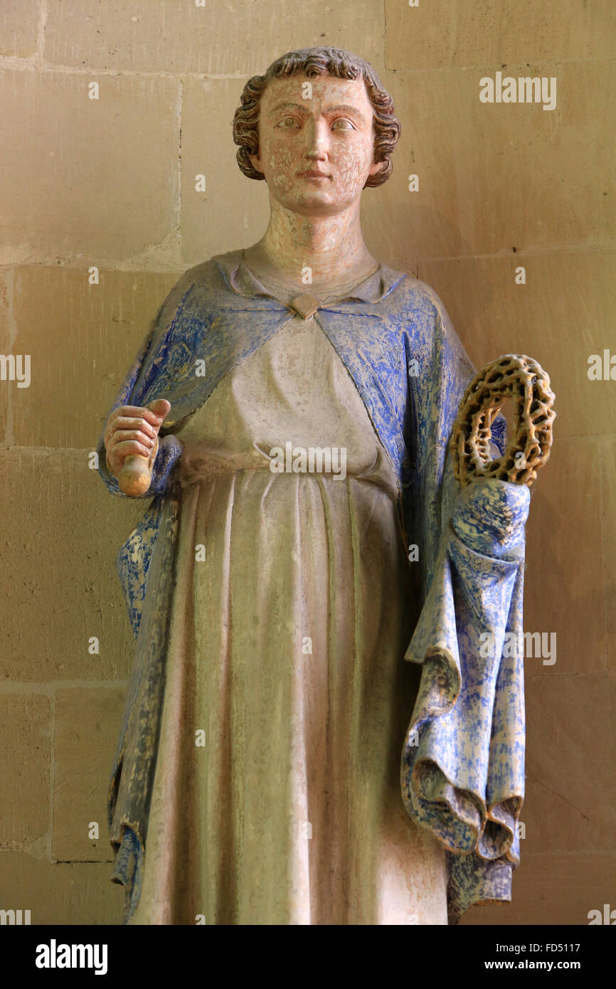 Saint Louis. Senlis Cathedral Stock Photo - Alamy