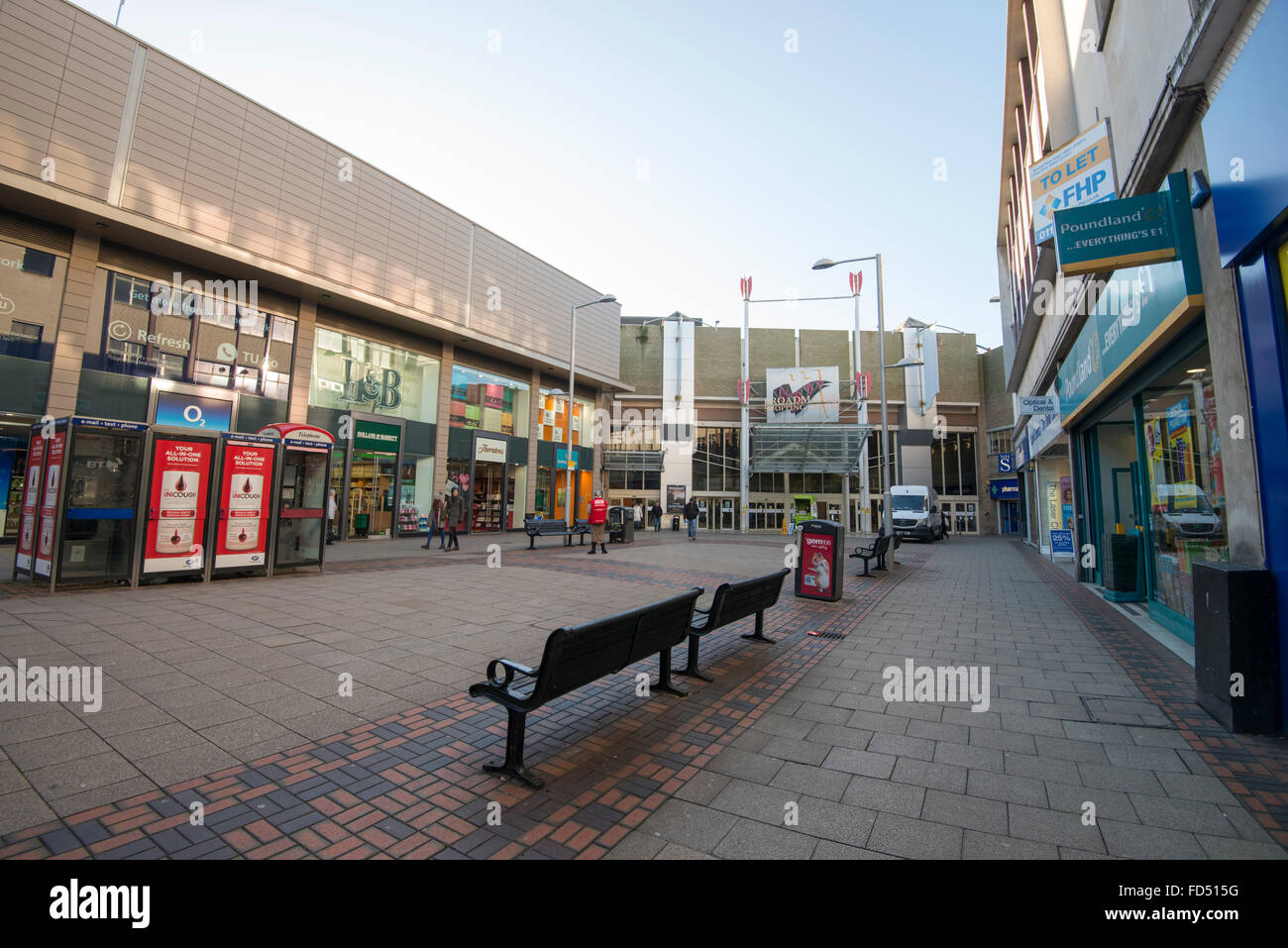 The exterior of the Broadmarsh Shopping Centre in 2016 before it's ...