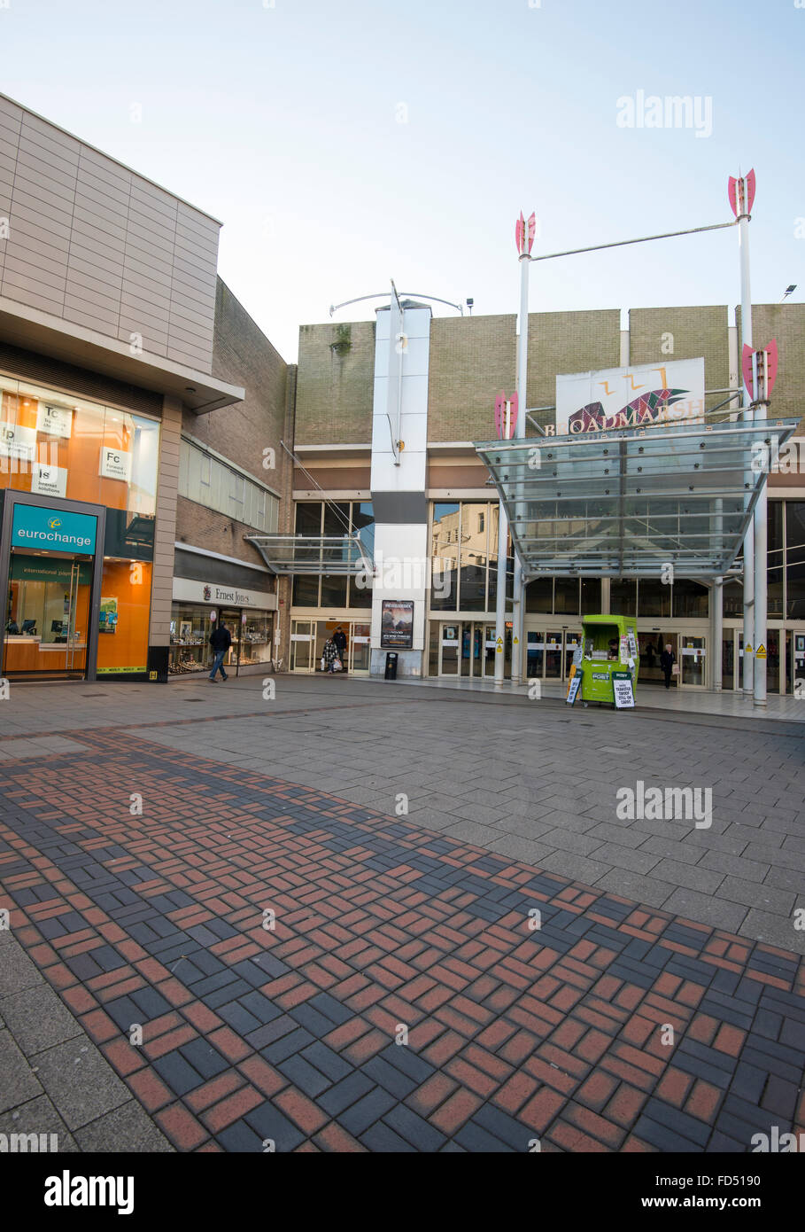 The exterior of the Broadmarsh Shopping Centre in 2016 before was ...