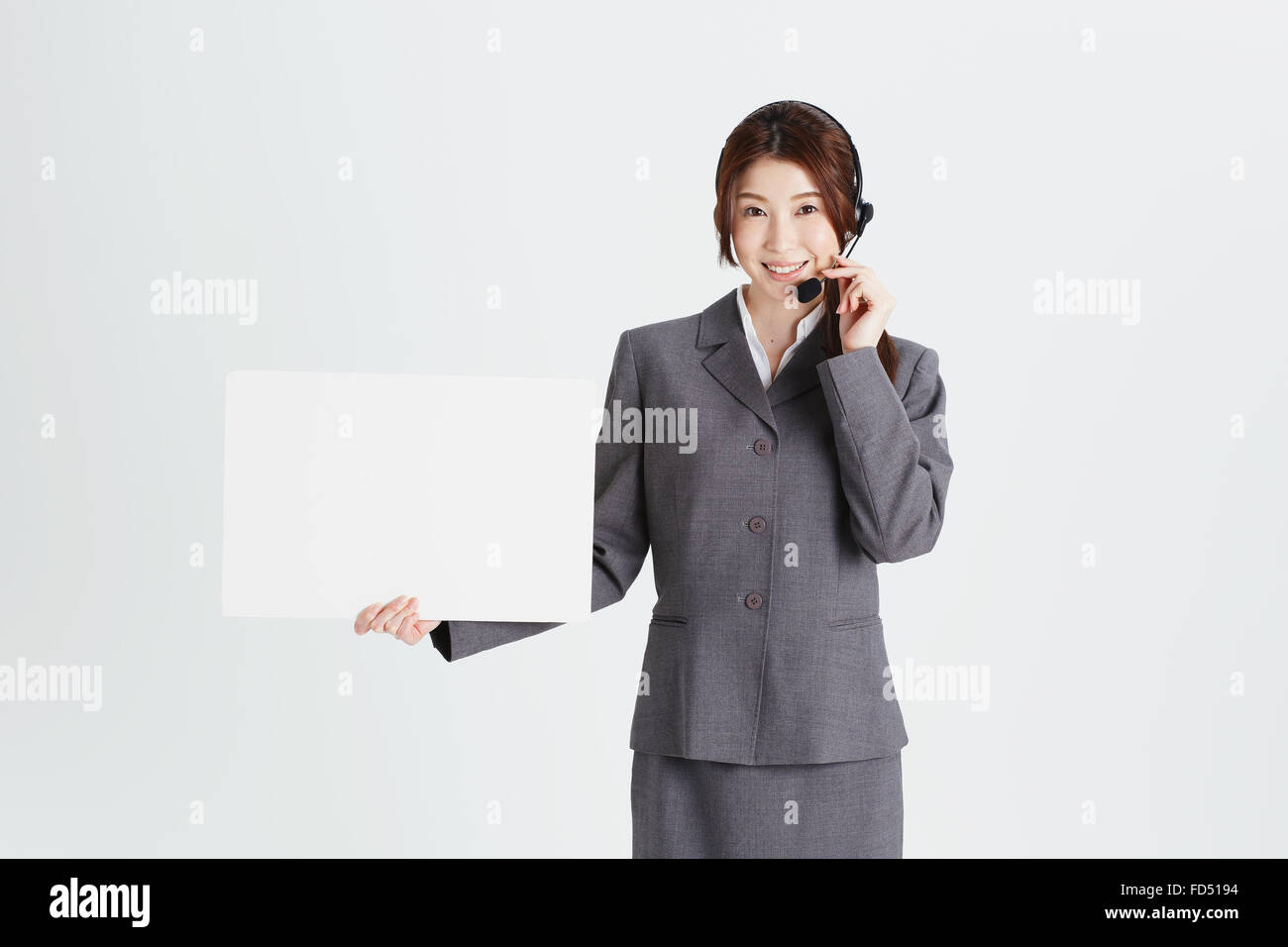 Attractive Japanese office worker Stock Photo - Alamy
