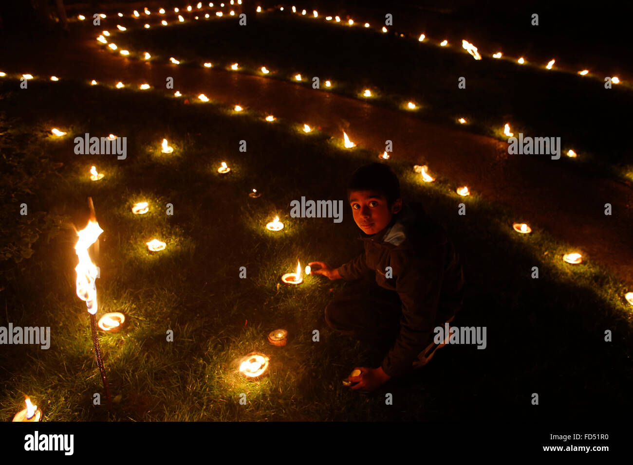 Celebration of Diwali festival in an ISKCON temple Stock Photo - Alamy
