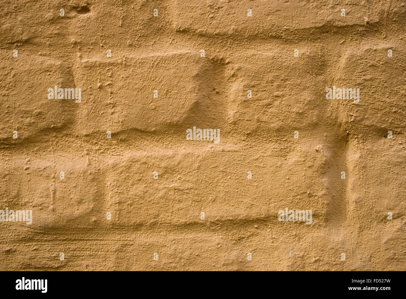 Image of plastered brick wall Stock Photo - Alamy