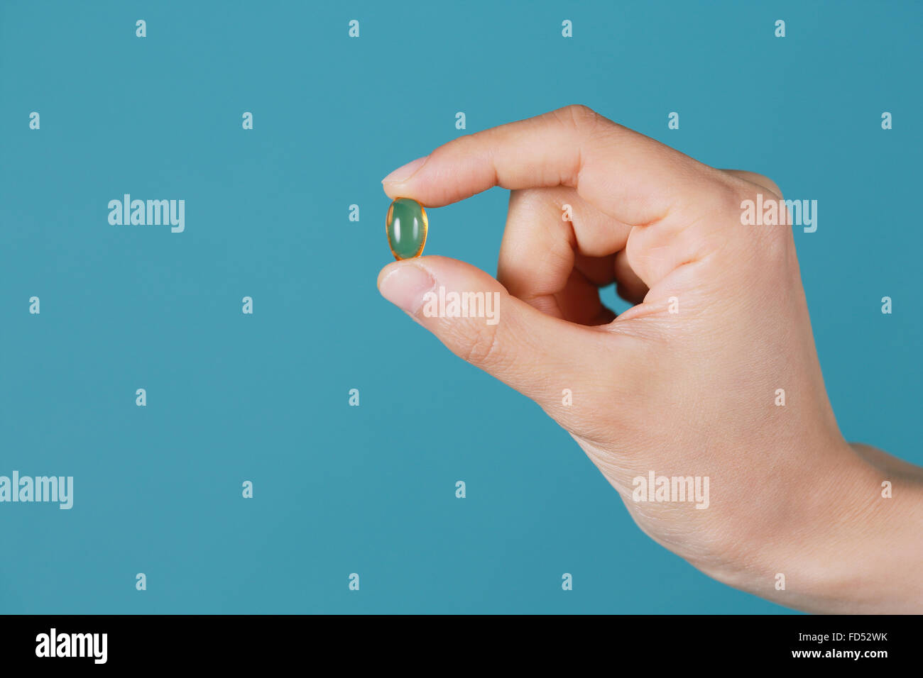 Asian woman taking pill hi-res stock photography and images - Alamy