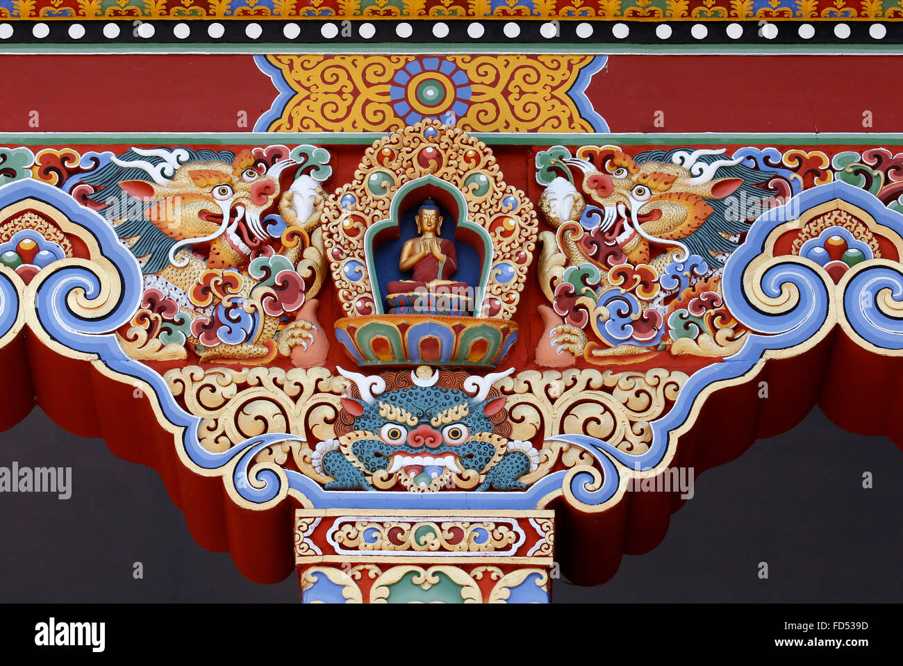 Temple of the Thousand Buddhas. Dashang Kagyu Ling congregation. Buddha ...