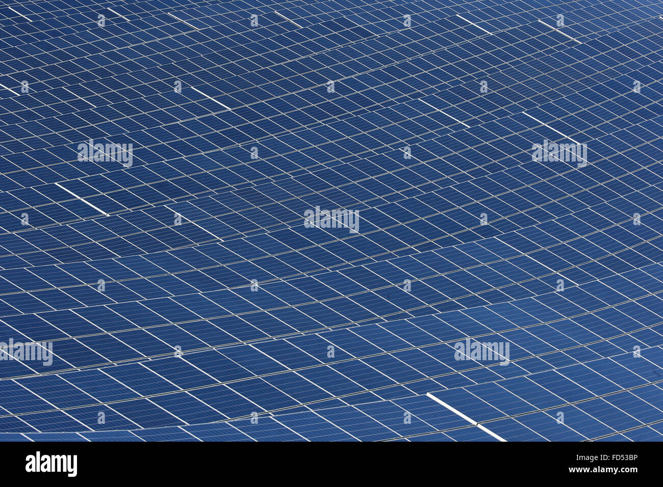 Solar farm. Photovoltaic power plant. Alpes-de-Haute-Provence. France ...