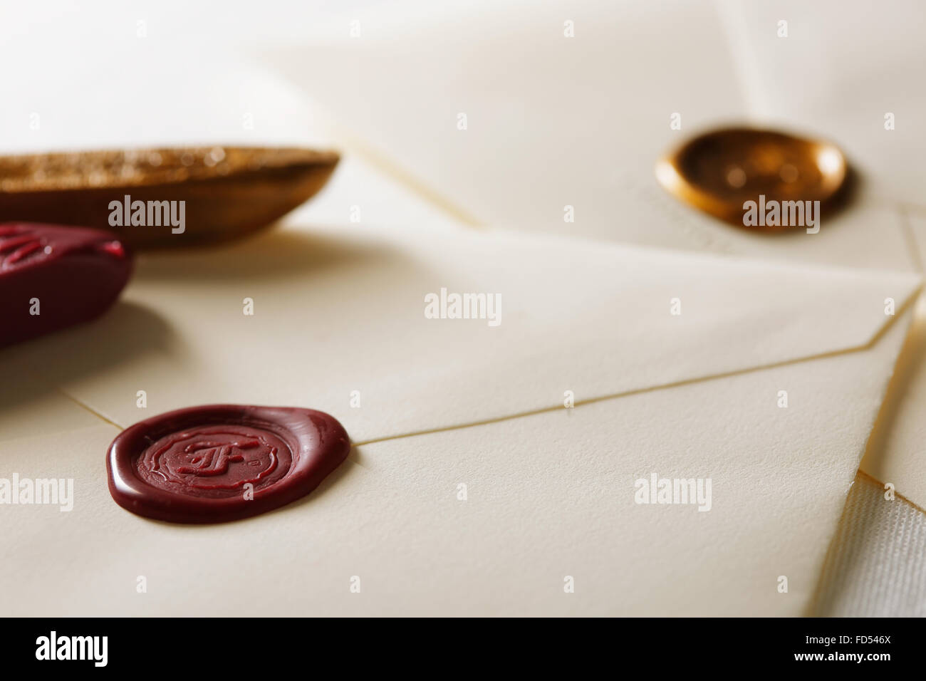 Red antique letters hi-res stock photography and images - Alamy