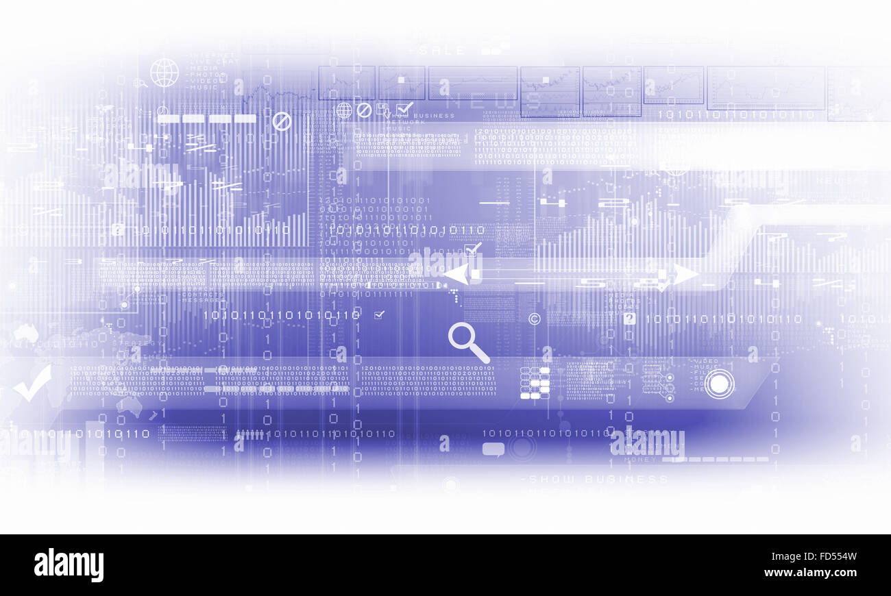 Background digital image with binary code. Technology concept Stock Photo - Alamy