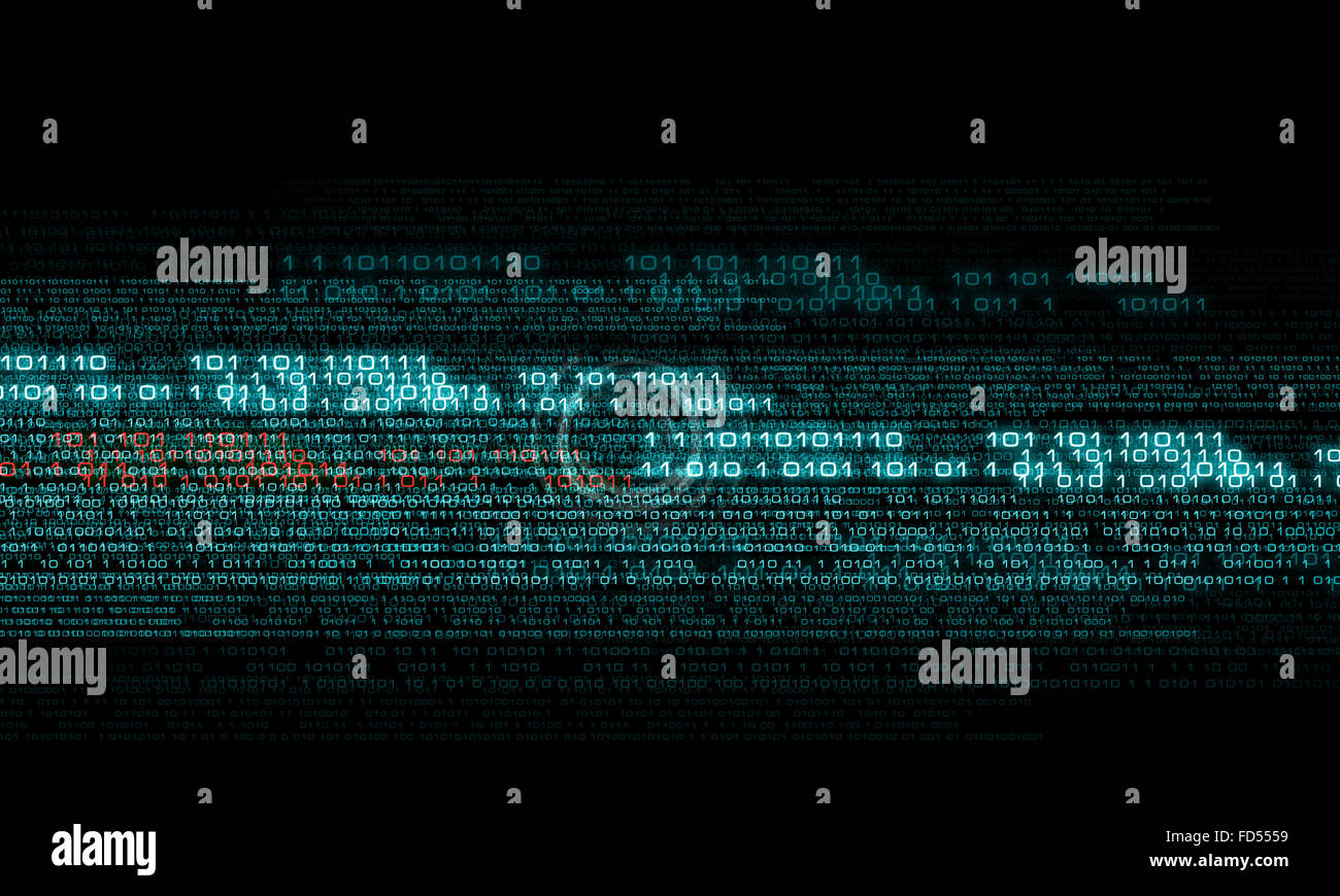 Background digital image with binary code. Technology concept Stock Photo - Alamy