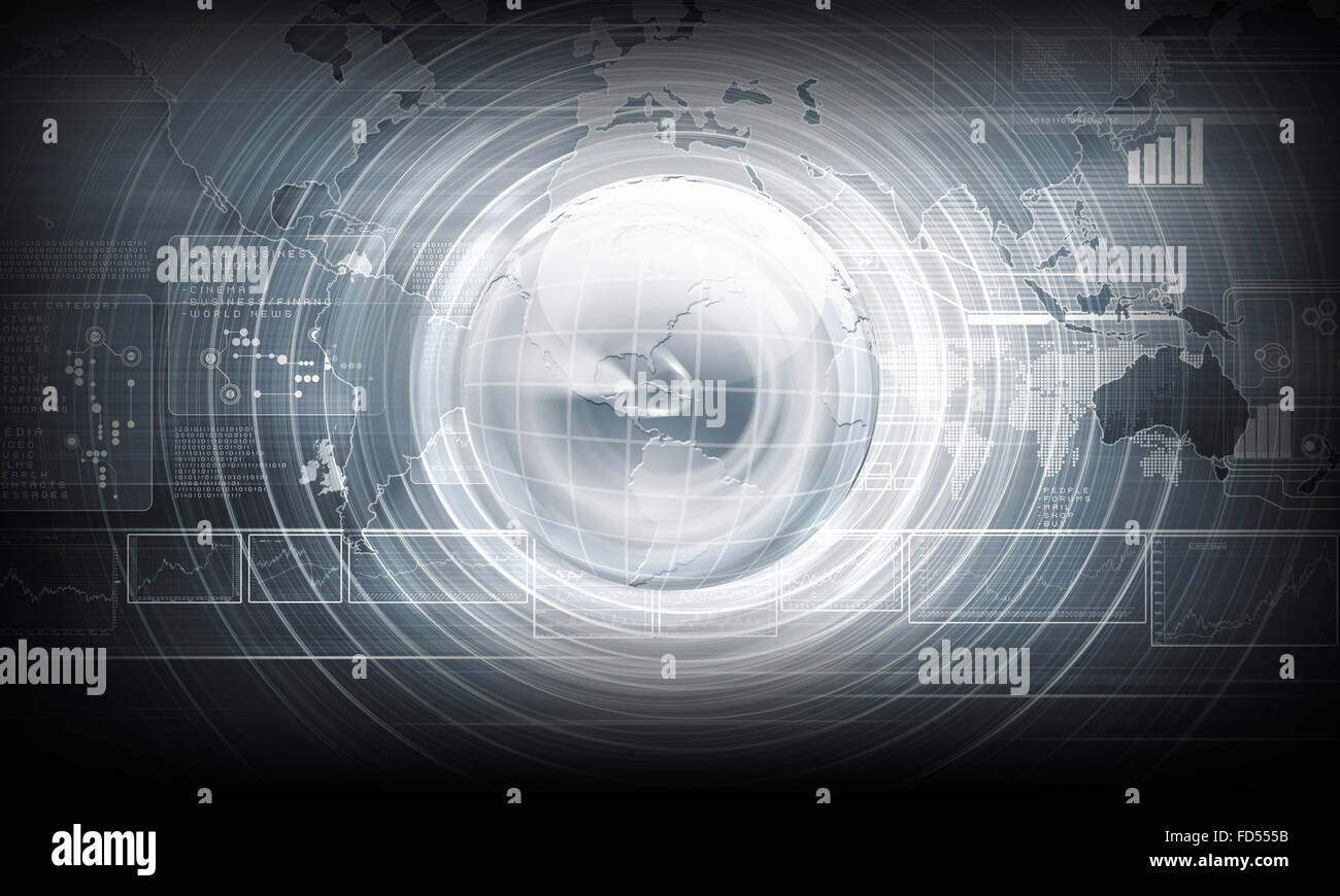 Background digital image with binary code. Technology concept Stock ...