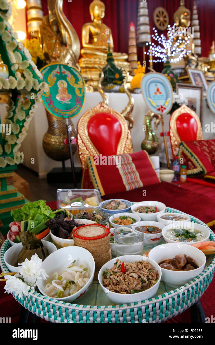 Buddhist Altar Food Offerings High Resolution Stock Photography and ...