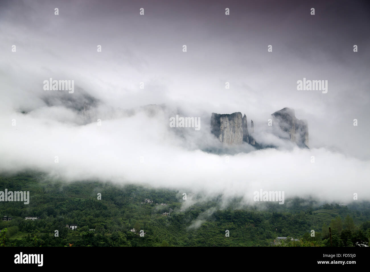 Enshi Grand Canyon Enshi City Hubei Province China Stock Photo - Alamy