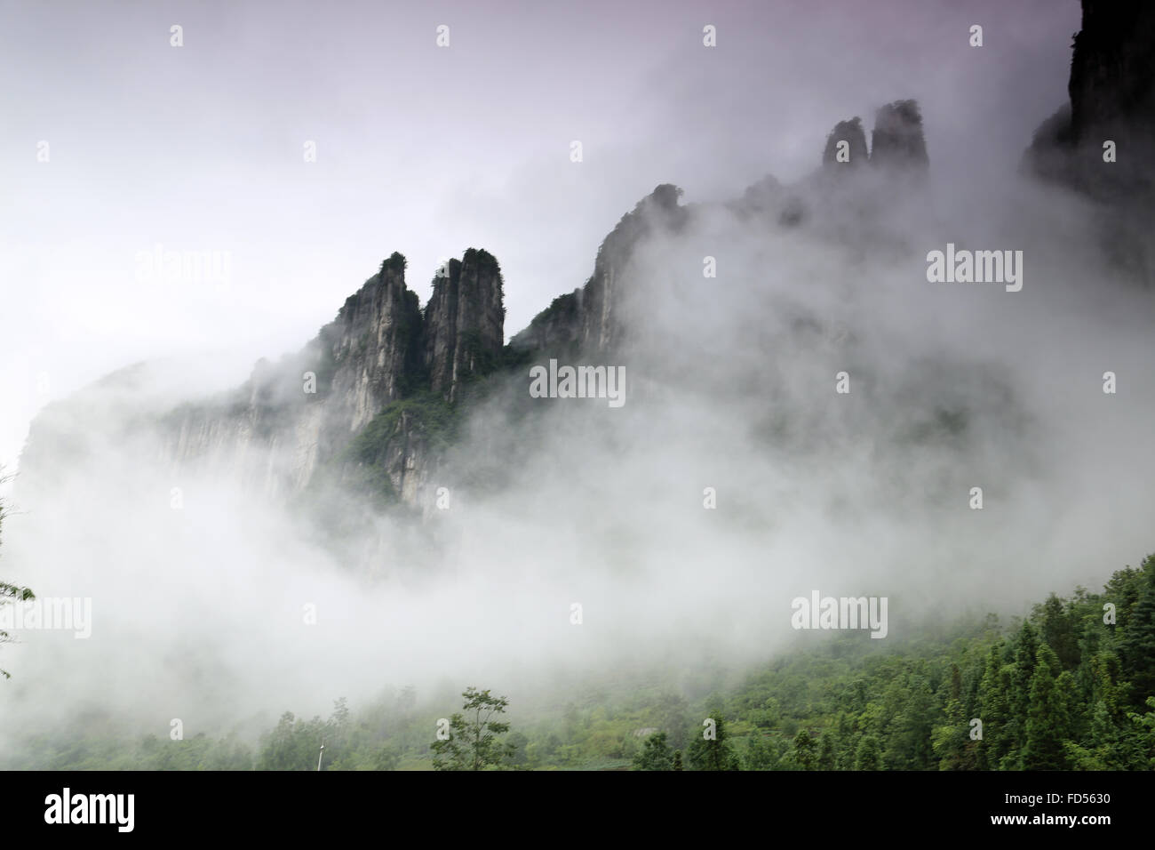 Enshi Grand Canyon Enshi City Hubei Province China Stock Photo - Alamy