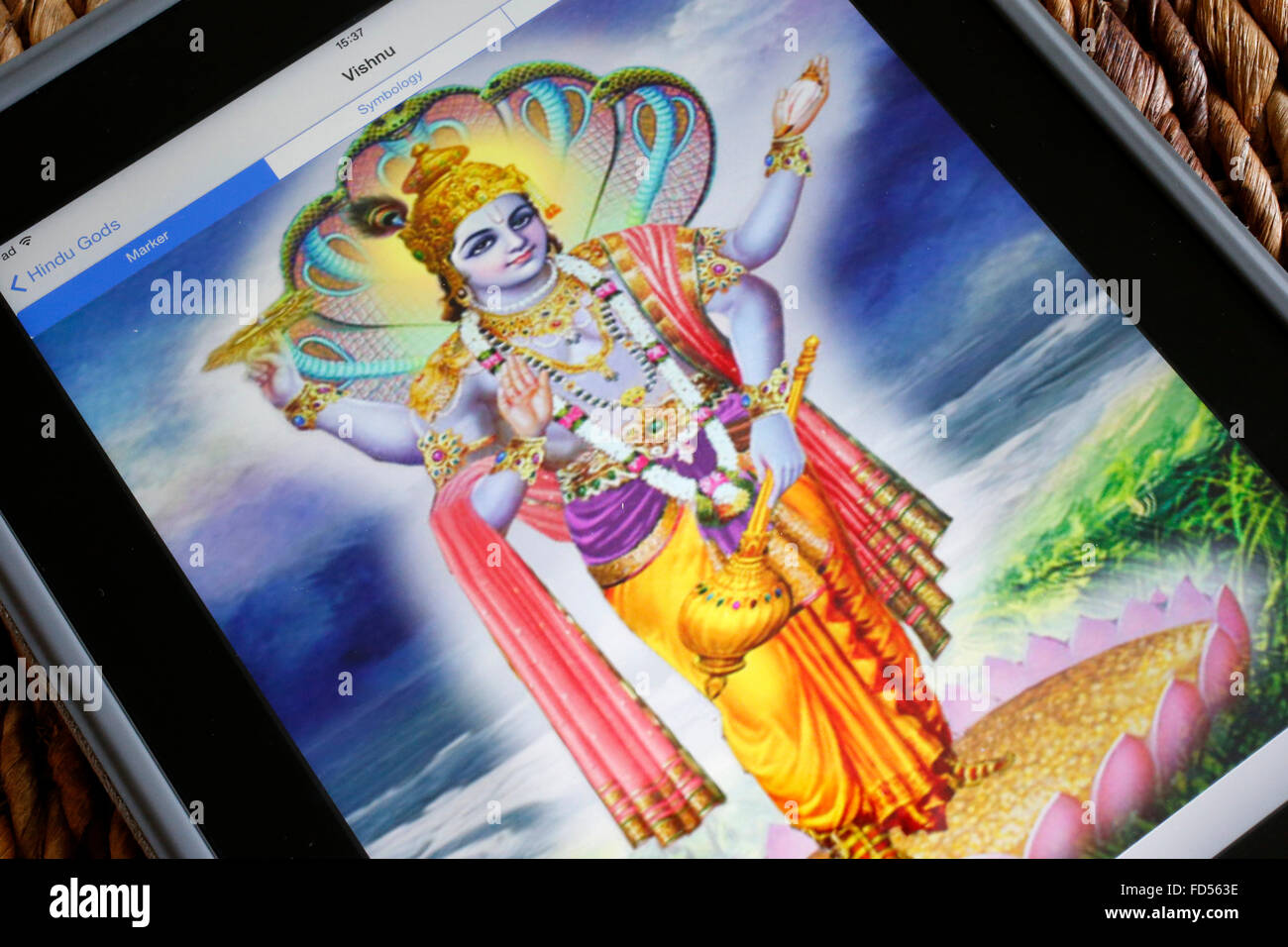 Vishnu deity hi-res stock photography and images - Alamy