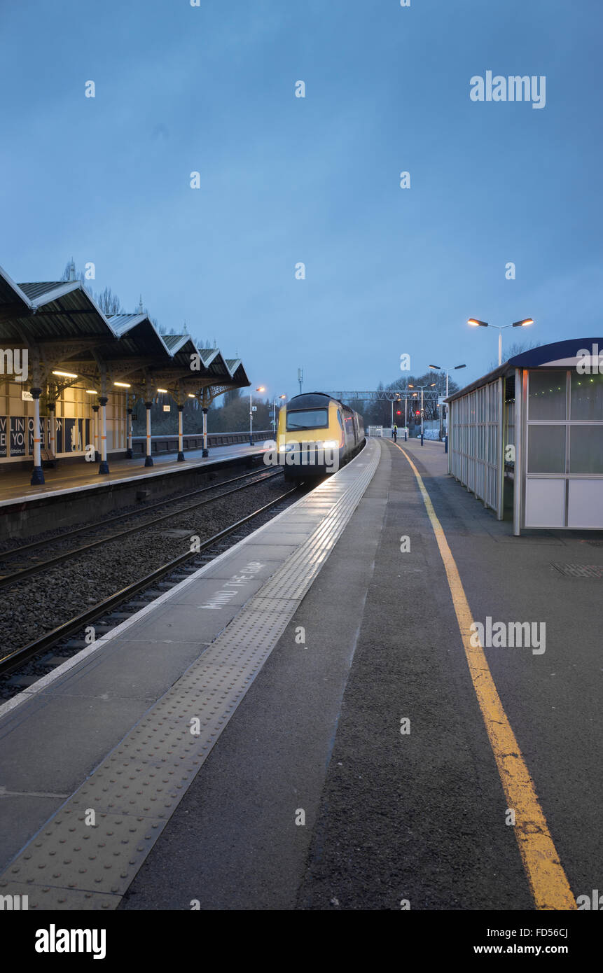 Kettering rail station, England Stock Photo - Alamy