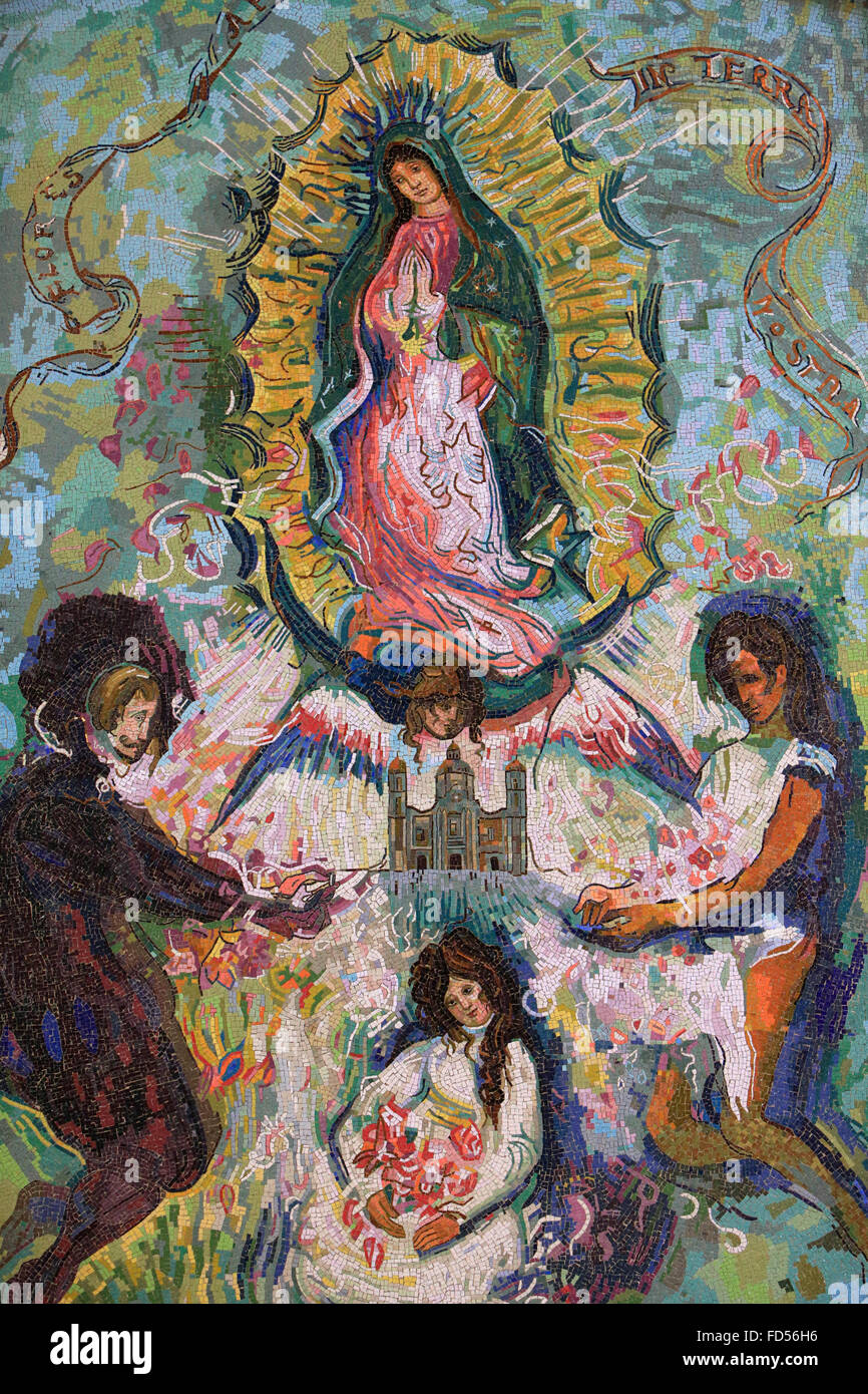 Mexican Virgin Mary Outline