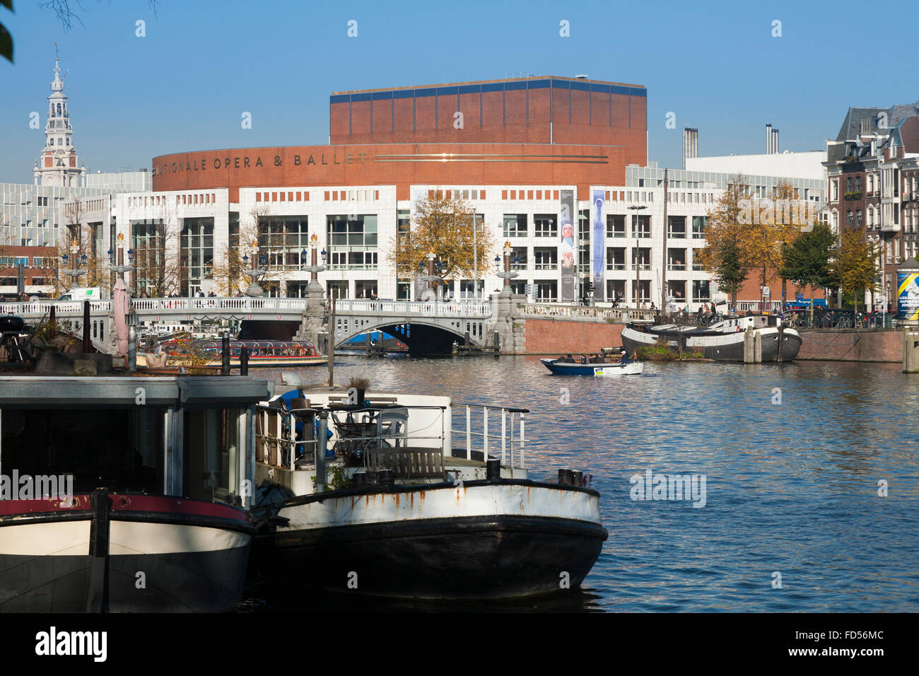 The Stopera building complex, Amsterdam, is principal opera house ...