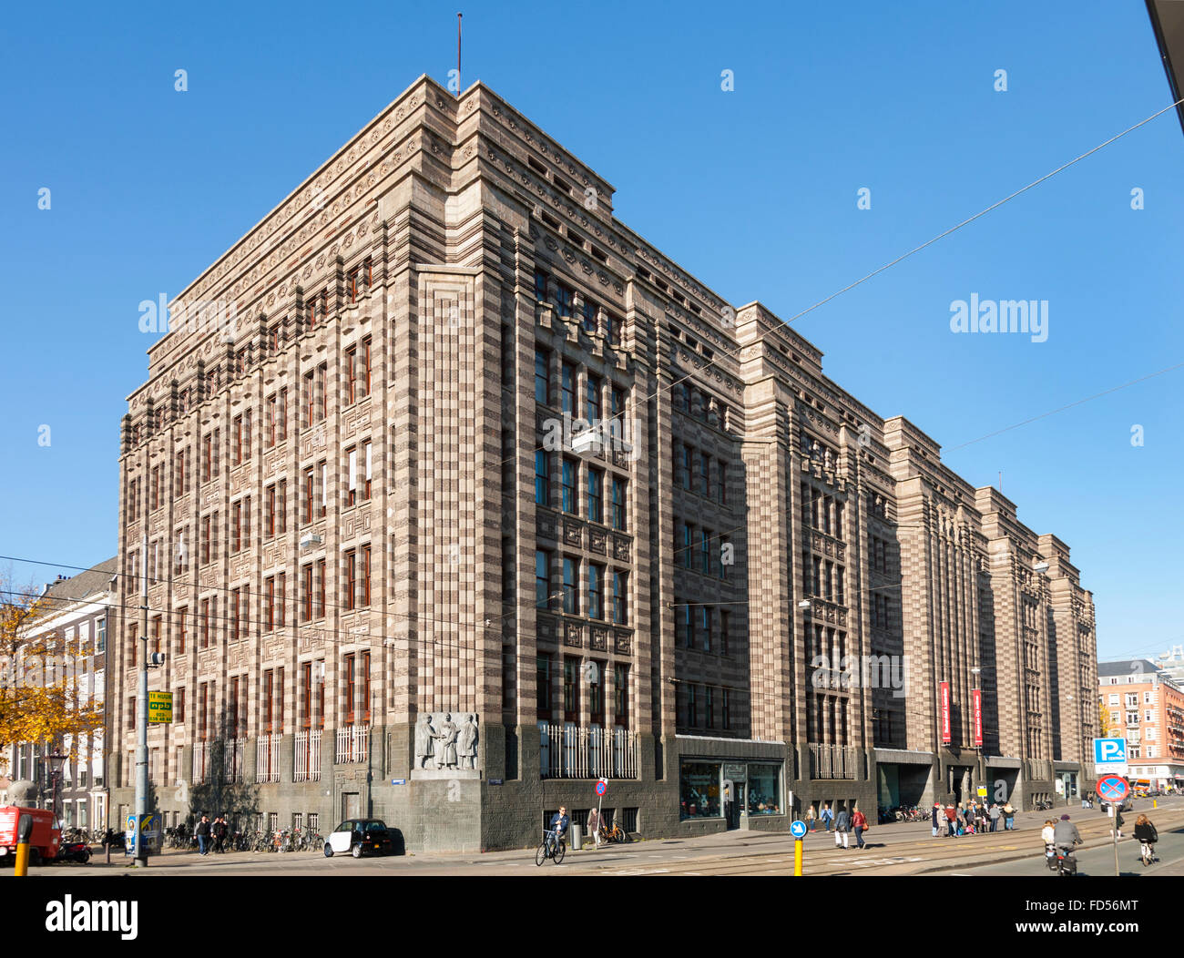 Exterior outside of the Amsterdam City Archives / Archive building ...
