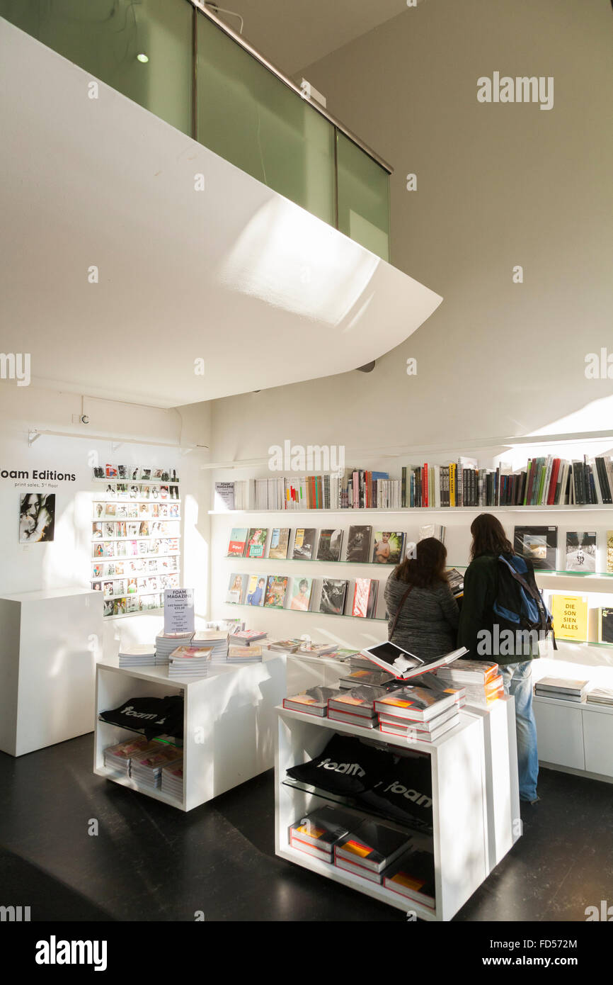 Entrance foyer book shop / bookshop at Foam Fotografiemuseum ...