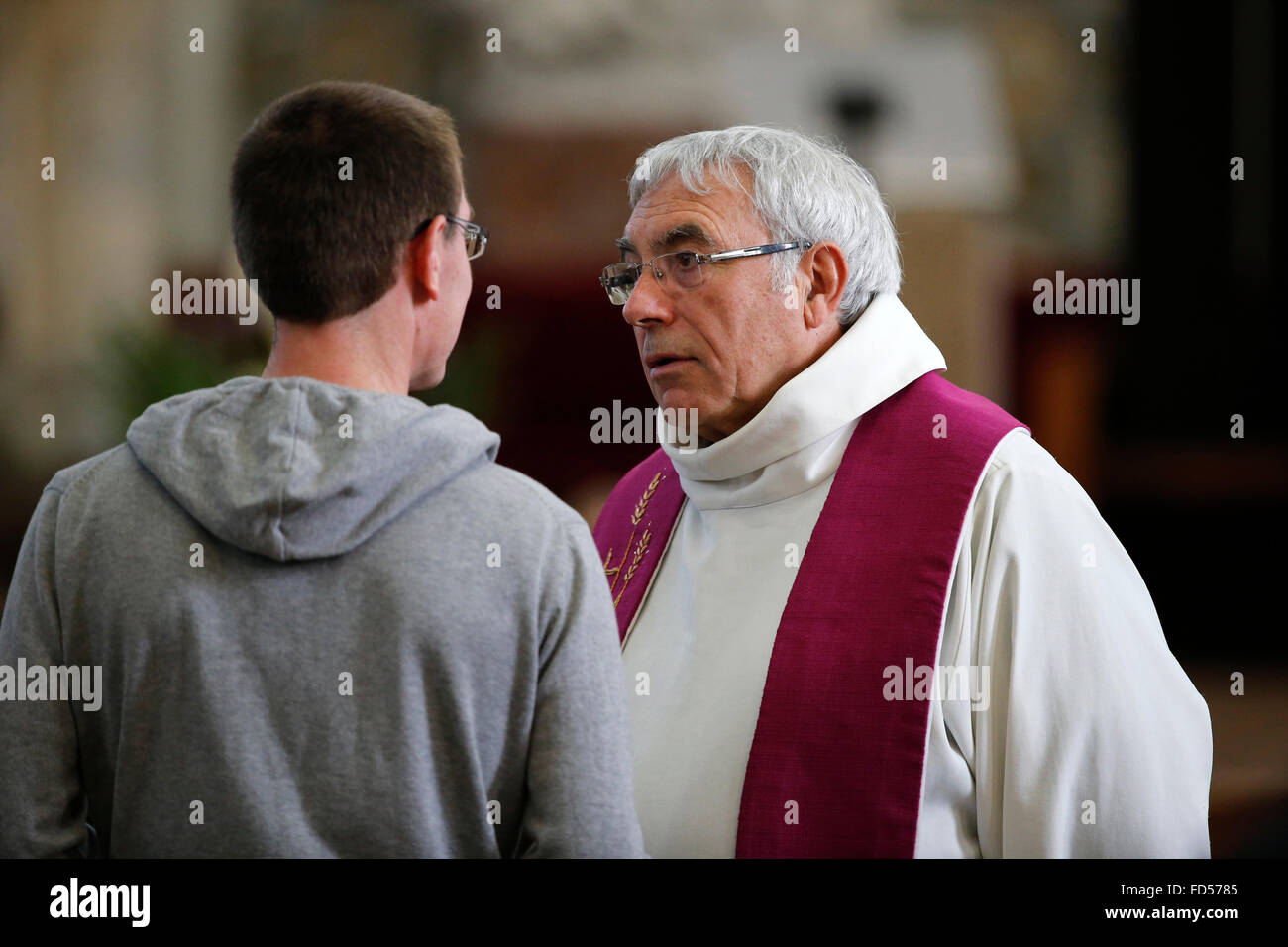 Priest Man High Resolution Stock Photography and Images - Alamy