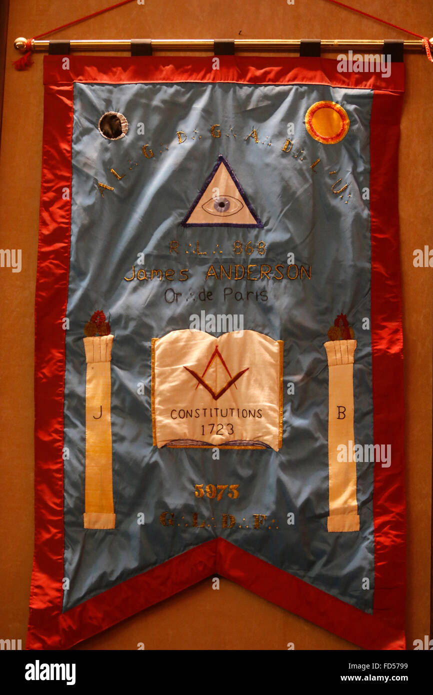 Europe france freemason freemasonry paris symbol hi-res stock ...