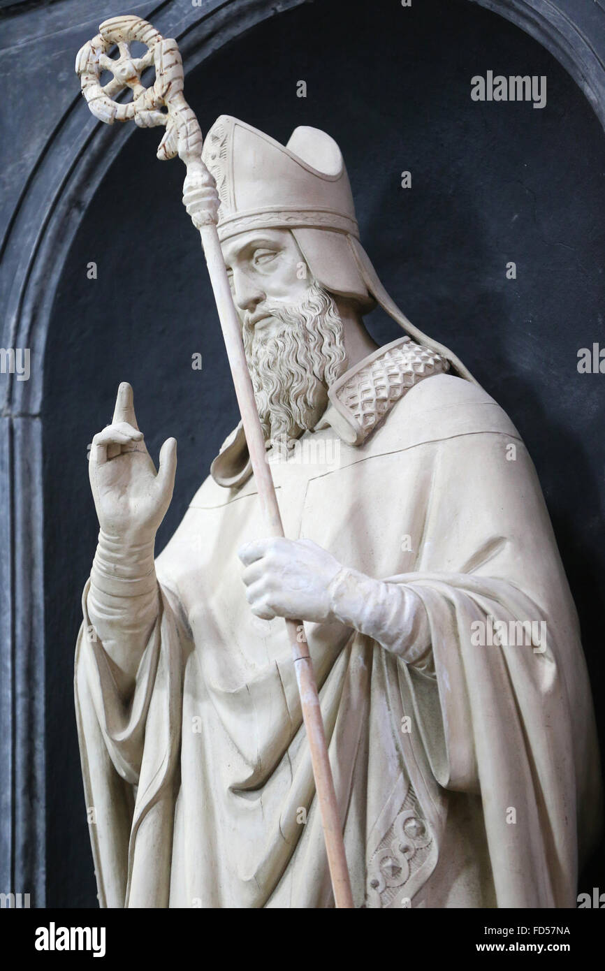 Statue of augustine of hippo hi-res stock photography and images - Alamy