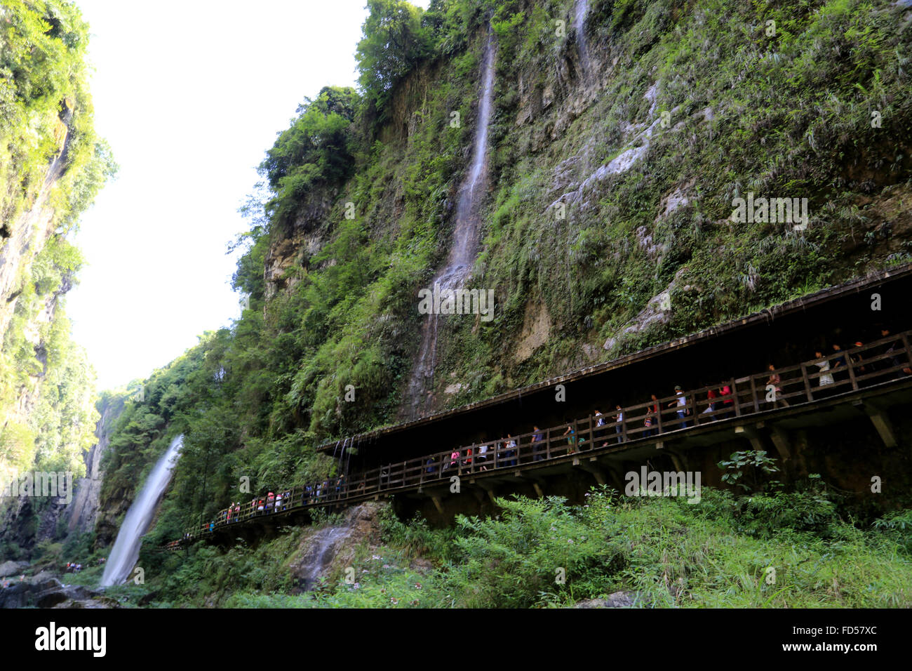 Enshi Grand Canyon Enshi City Hubei Province China Stock Photo - Alamy