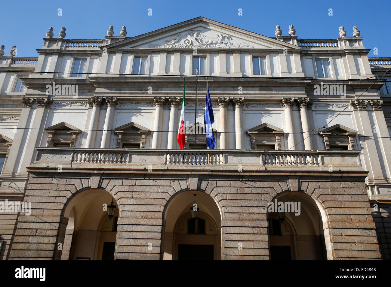 Scala opera house, Milan Stock Photo - Alamy