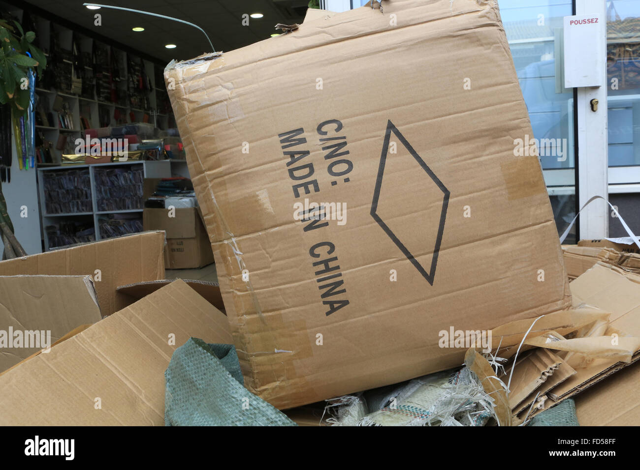 Made in China. box Stock Photo - Alamy