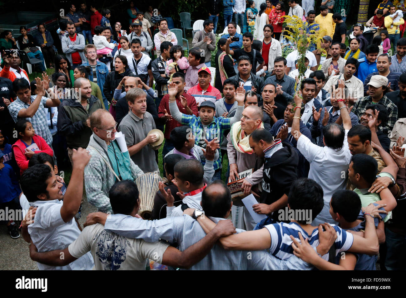 Janmashtami (Krishna's birthday) festival at the ISKCON Paris temple ...