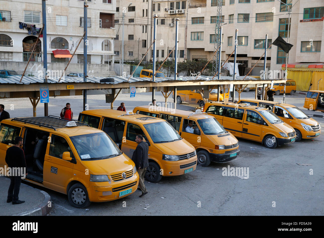 Nablus minibus station hi-res stock photography and images - Alamy