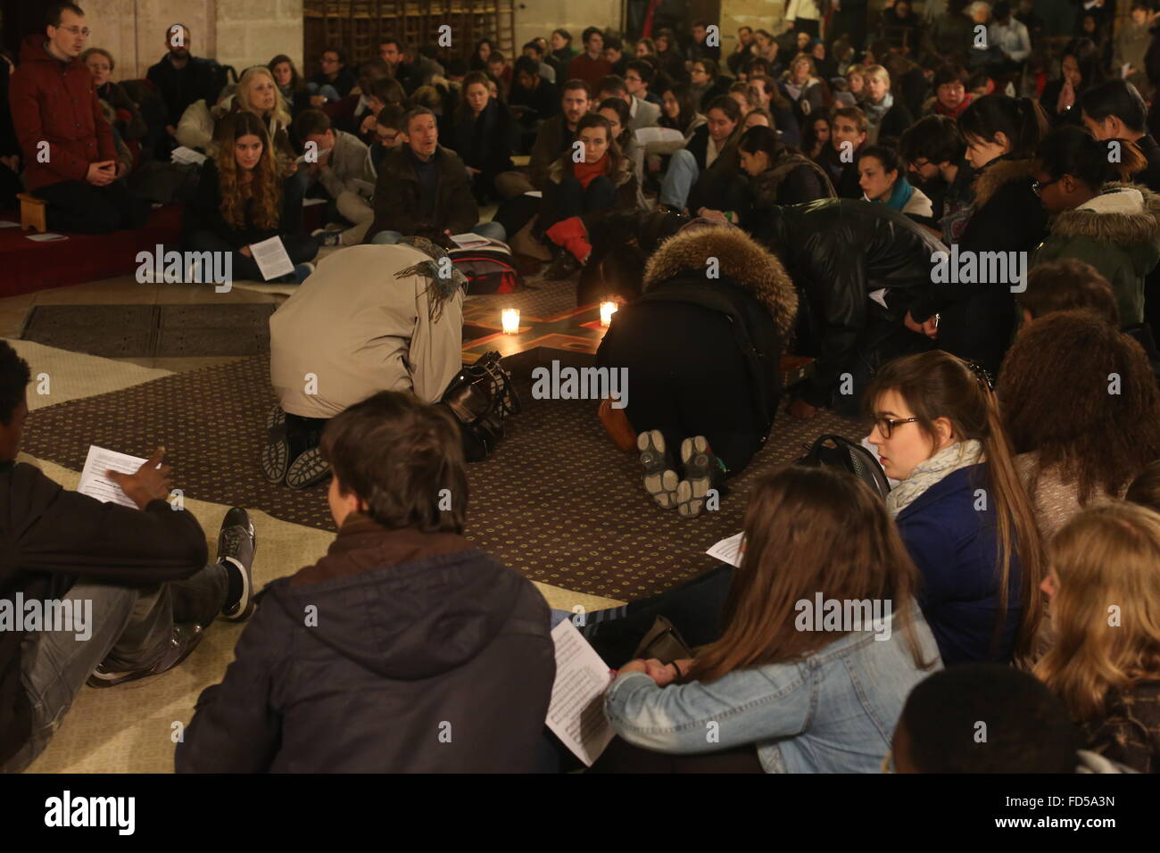 Taize church prayer hi-res stock photography and images - Alamy