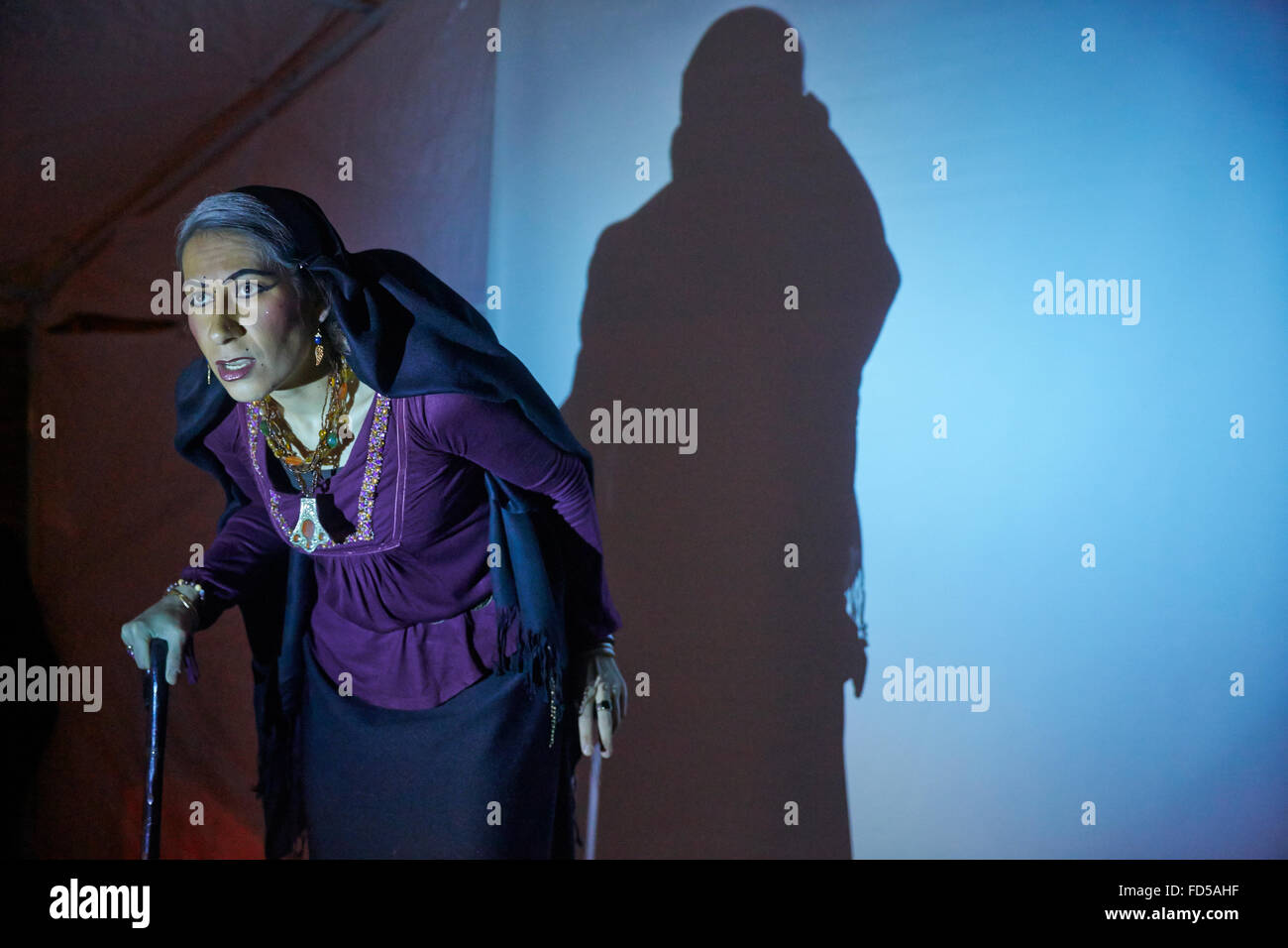 Diwali festival at the Sarcelles ISKCON temple. Devotee impersonating ...