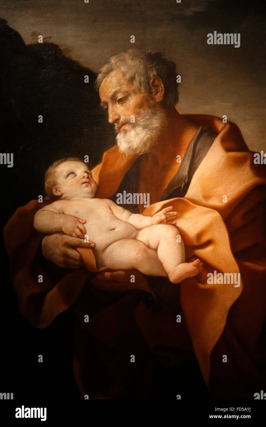 Saint joseph painting guido reni hi-res stock photography and images ...