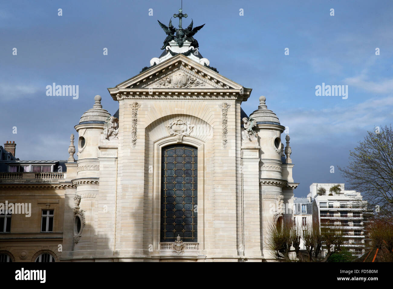 Saint Sulpice catholic seminary church, Issy-les-Moulineaux Stock Photo ...
