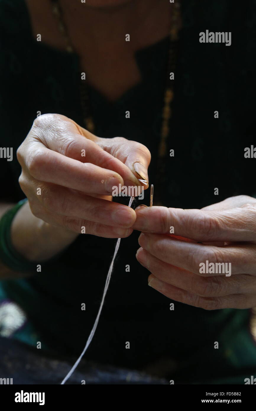 Devotee in iskcon temple hi-res stock photography and images - Alamy