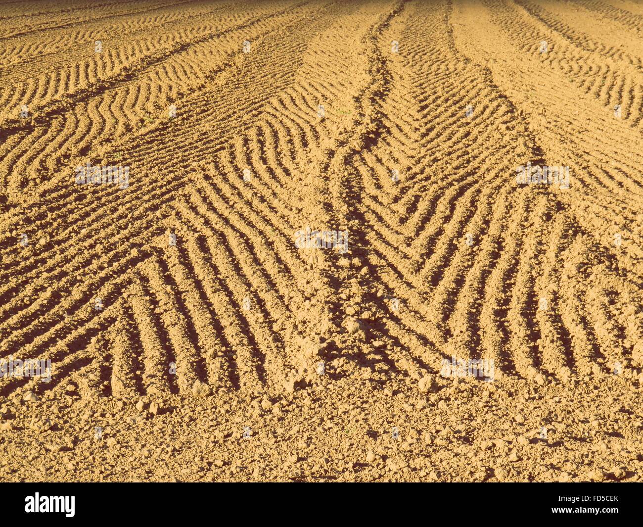 Ploughed Field Pattern High Resolution Stock Photography and Images - Alamy