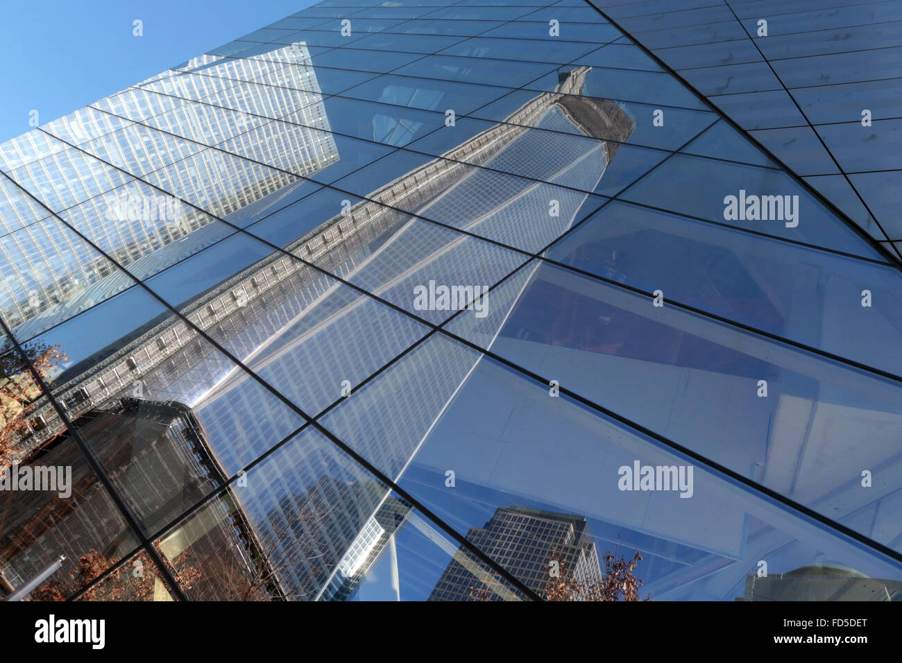 One World Trade Center. Ground Zero. Freedom Tower construction site ...