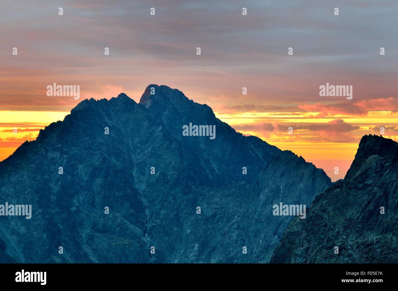 Gerlach peak high tatra mountains hi-res stock photography and images ...
