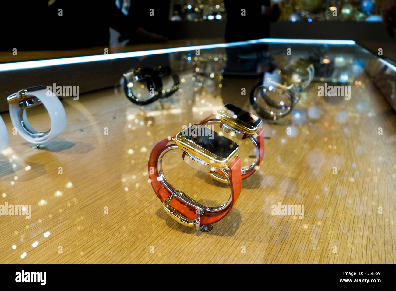 A selection of Apple Watches, watch, on sale in Apple department of ...