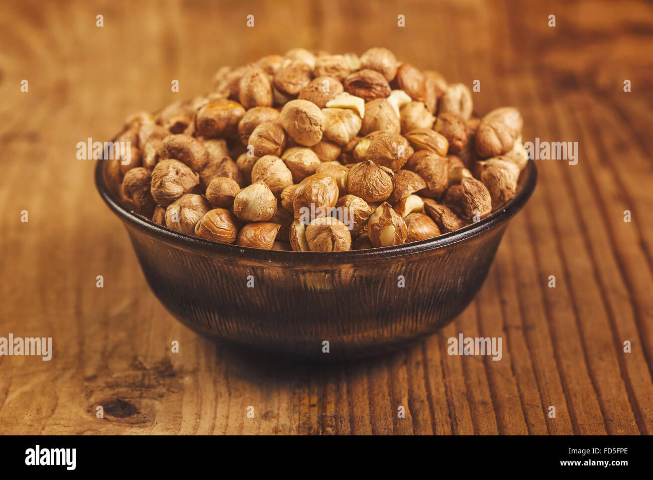 Plenty of ripe hazelnuts in bowl, healthy edible organic hazel nuts on ...