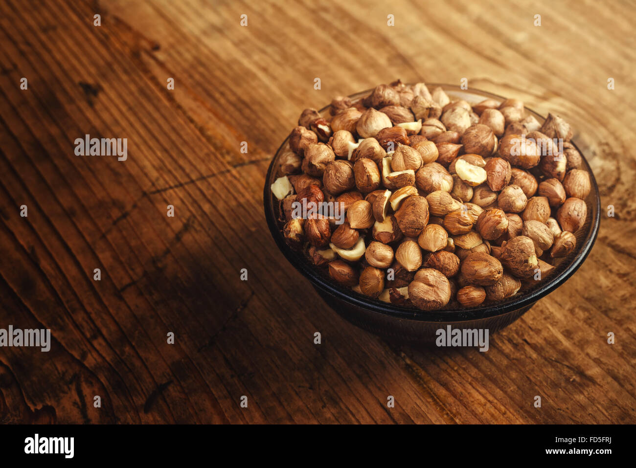 Plenty of ripe hazelnuts in bowl, healthy edible organic hazel nuts on ...