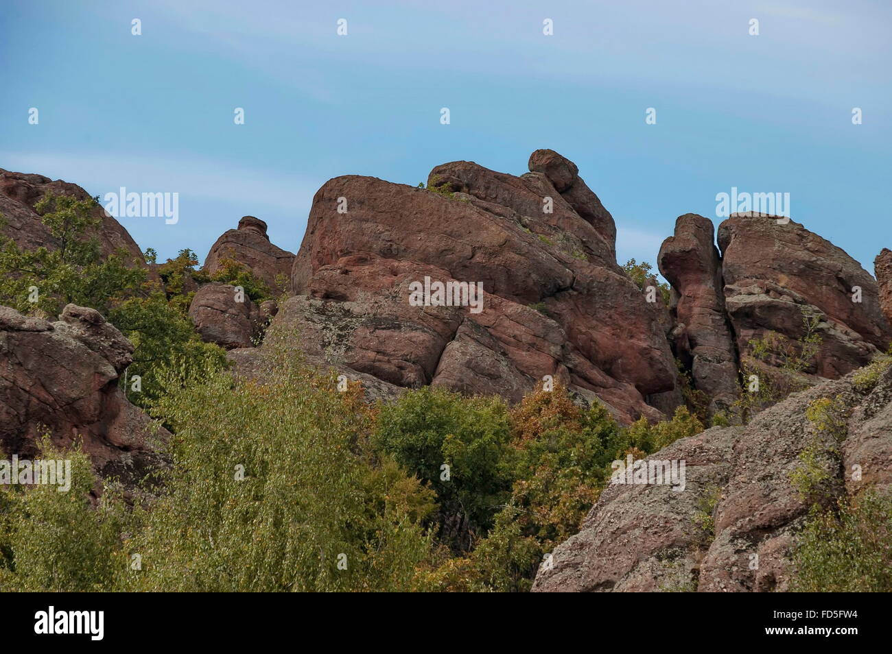 Rocks group formation in belogradchik rocks, Bulgaria Stock Photo - Alamy